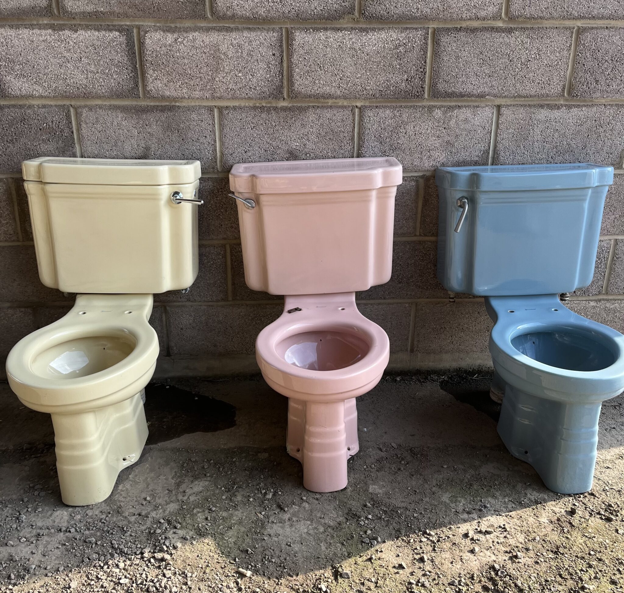 Reclaimed Bathroom Suites | Art Deco Toilets | Sanitary Salvage