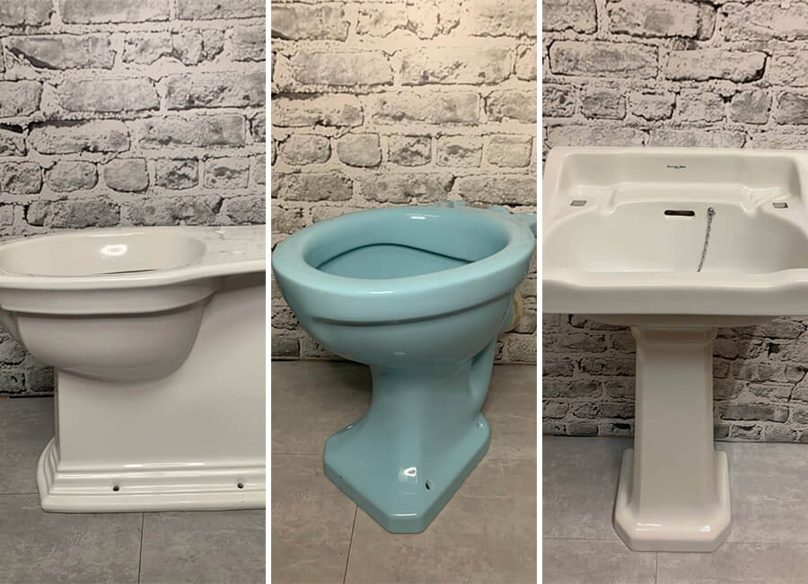 Reclaimed Bathroom Suites | Art Deco Toilets | Sanitary Salvage