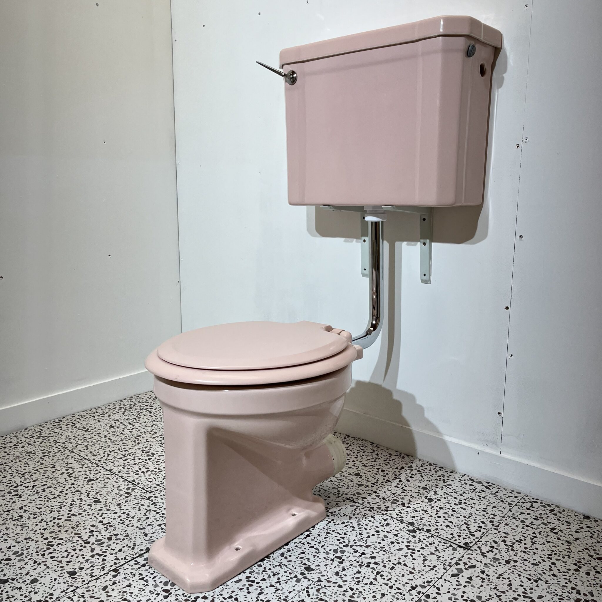 Art Deco Style "Standard" Modernus Pink Toilet - Sanitary Salvage